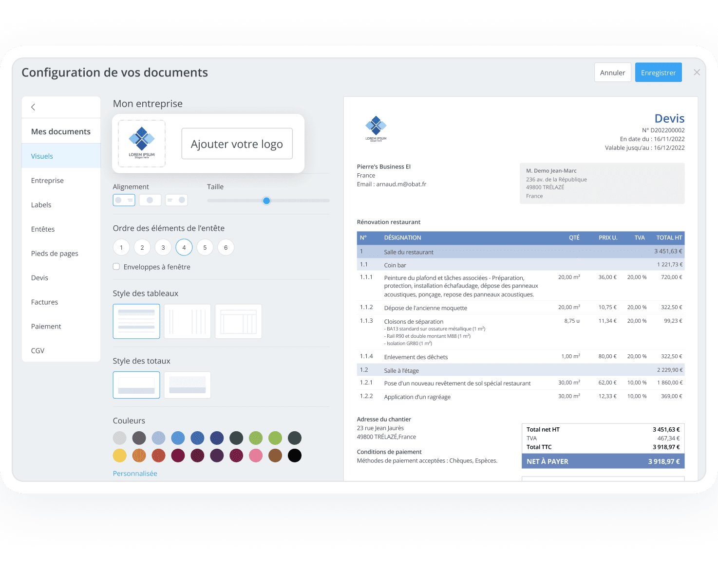 Logiciel De Devis Et Factures Pour Le Bâtiment Obat